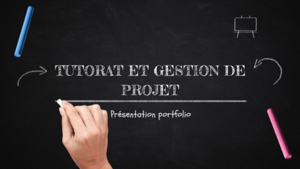 Tutorat et gestion de projet : portfolio | Genially