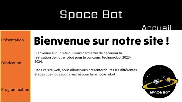 space bot | Genially