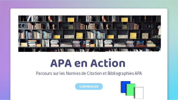 APA 7e en Action | Genially