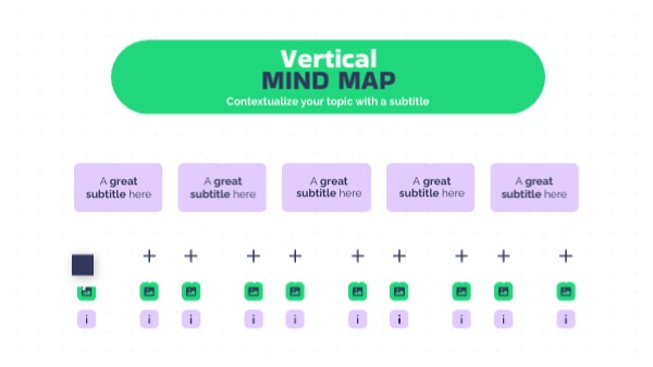 Carte mentale schéma vertical