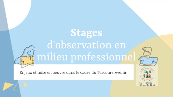 Les enjeux du stage | Genially