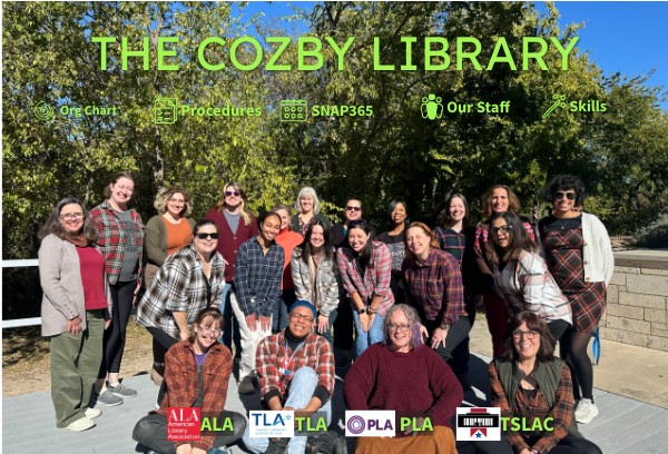 Cozby Library Landing Page