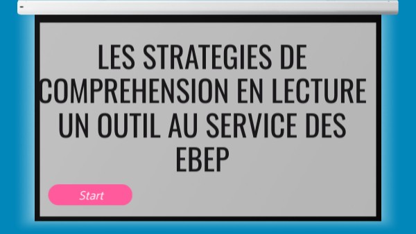 Les stratégies de compréhension au service des EBEP | Genially