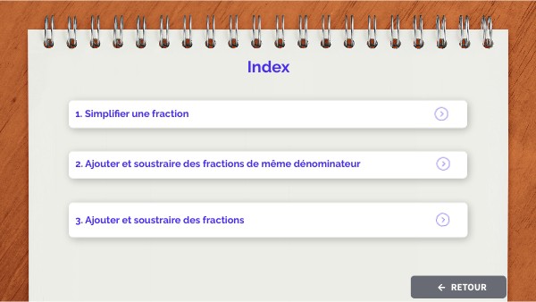 addition et soustraction de fractions | Genially