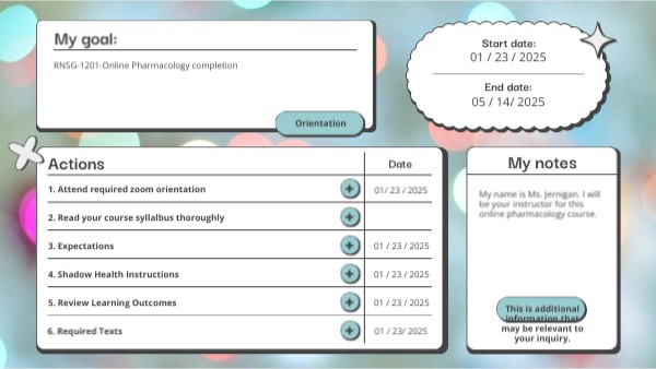 Goal & Objective Tracker