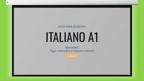 ITALIANO A1 | Genially