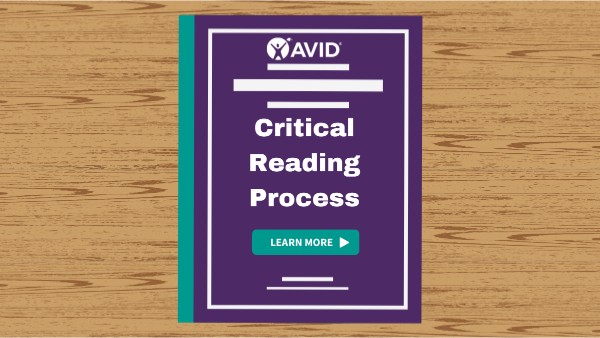 24-25 AVID Elementary: The Critical Reading Process | Genially