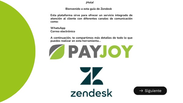 PayJoy Zendesk | Genially