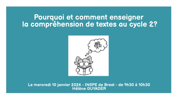 Formation INSPE janvier 2024 | Genially