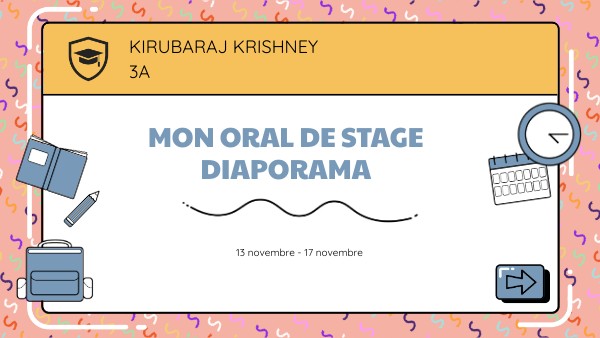 Diapo oral stage 3e | Genially