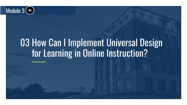 Mod 3 - UDL NEO version