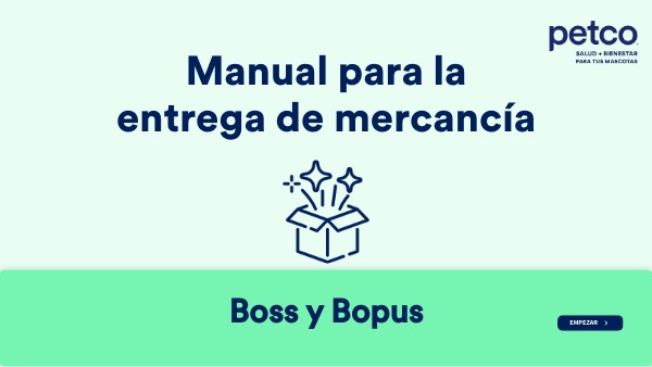 Entrega de Mercancía Boss y Bopus