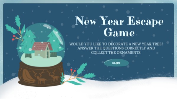 NEW YEAR ESCAPE ROOM | Genially