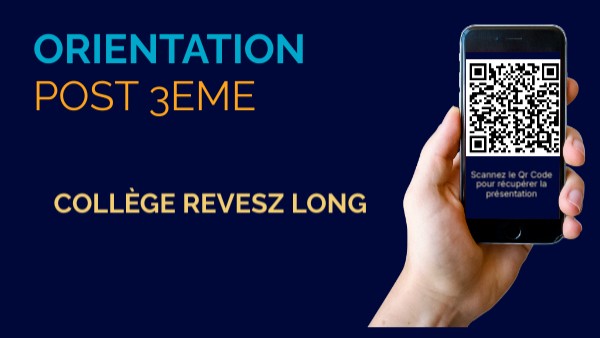ORIENTATION POST 3EME