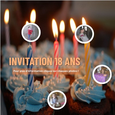 Invitation 18ans Laurette | Genially