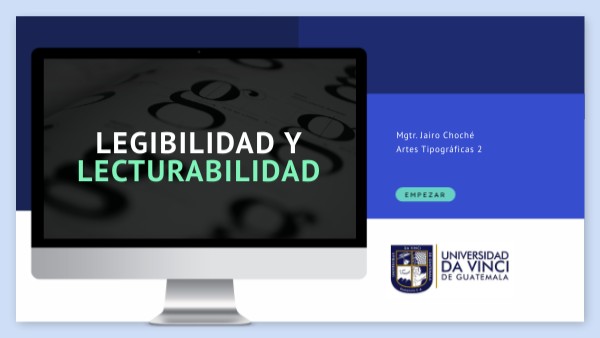 Legibilidad y lecturabilidad | Genially