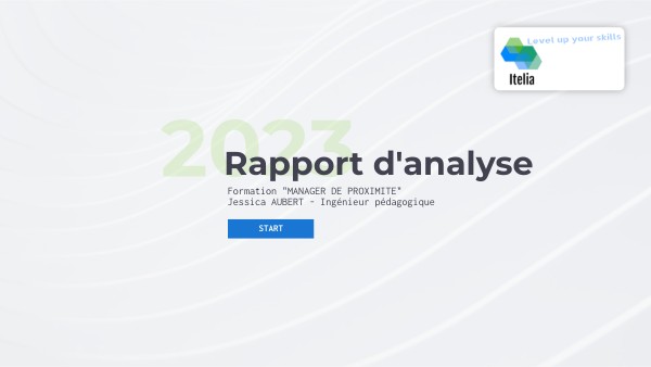 Rapport Itelia | Genially