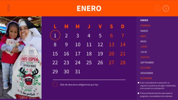 Calendario CDMX 2024 | Genially