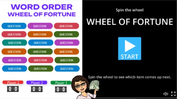 WHEEL OF FORTUNE CONJUNCTIONS | Genially