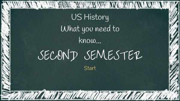 Second Semester, US History by President | Genially
