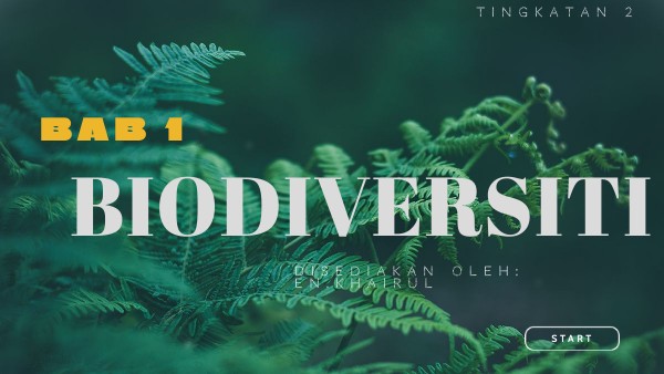 SAINS TINGKATAN 2 BAB 1: BIODIVERSITI | Genially