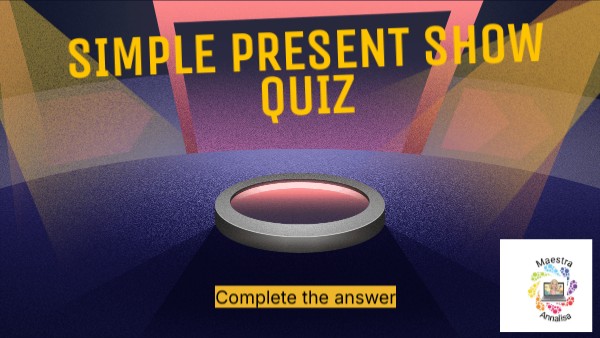 SIMPLE PRESENT QUIZ | Genially