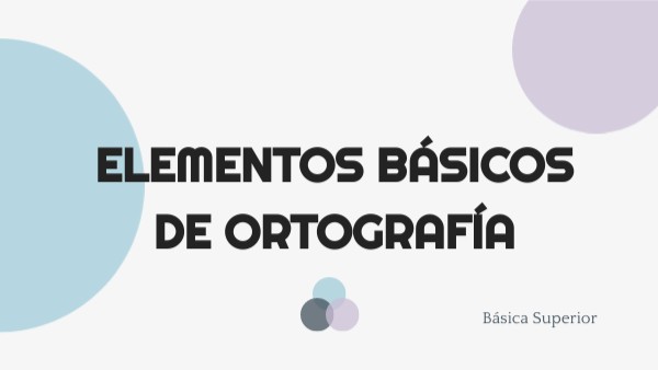 ORTOGRAFÍA Y REDACCIÓN | Genially