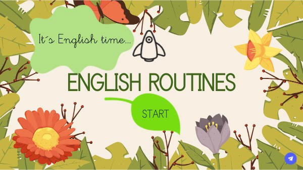 ENGLISH ROUTINES | Genially