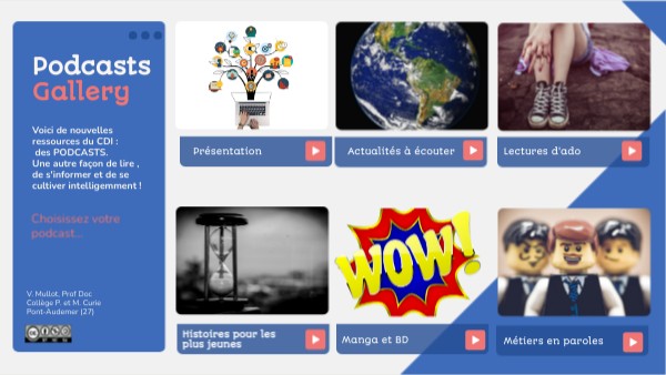 Podcasts Gallery | Genially