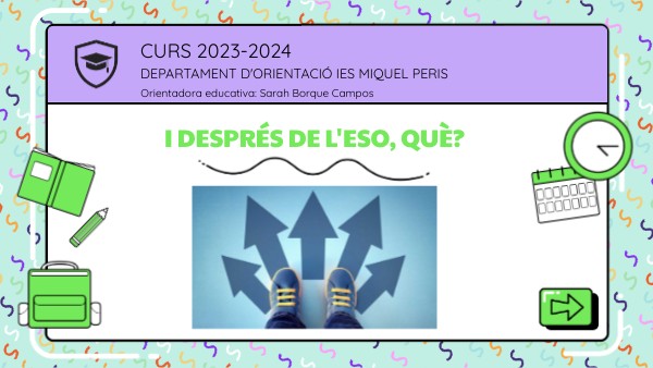 Orientació alumnat 4t ESO | Genially