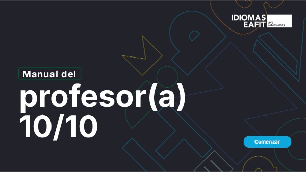 Manual del profesor 10 Idiomas EAFIT