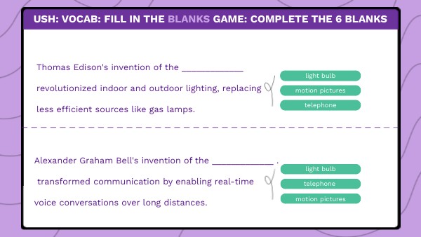 USH 2.1 Part II Vocab | Genially