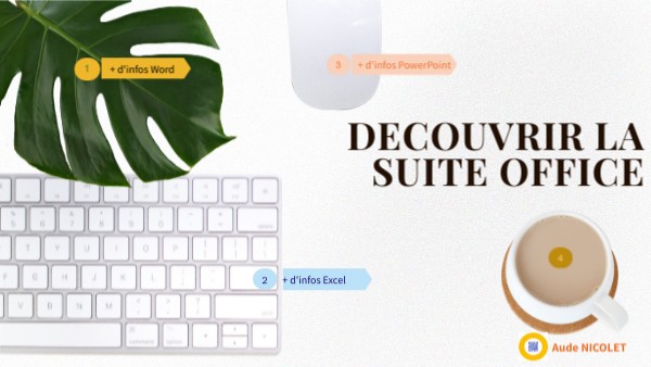Utiliser la suite bureautique Office | Genially