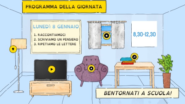 PROGRAMMA LUNEDI' 8/01