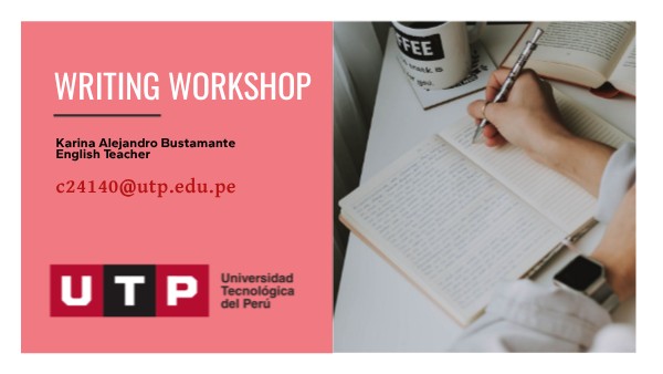 WRITING WORKSHOP - KARINA | Genially