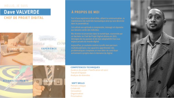CV interactif Dave VALVERDE | Genially