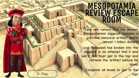 Mesopotamia Escape Room* | Genially