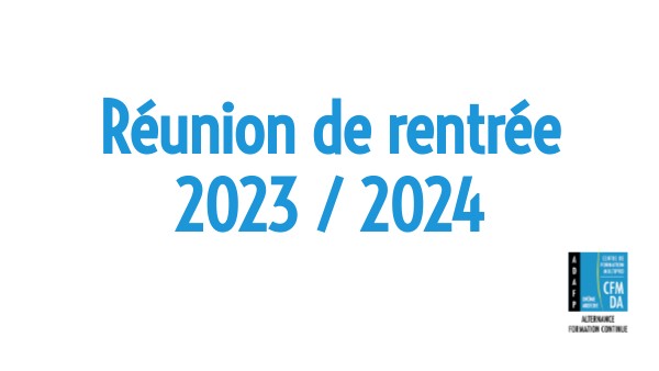 Réunion rentrée 2324 | Genially