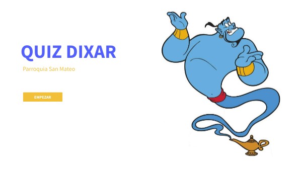QUIZ DIXAR | Genially