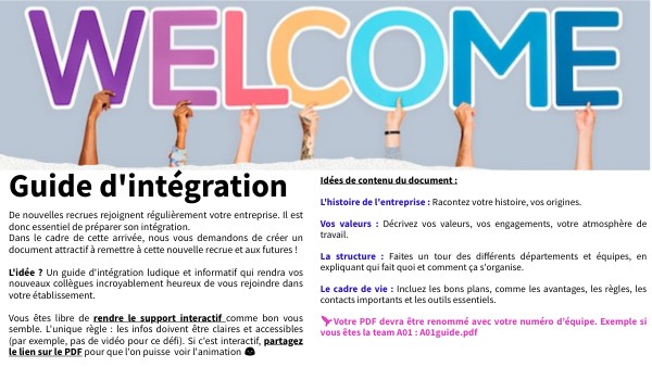 Guide d'intégration | Genially