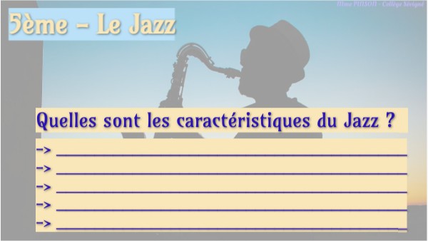 LE JAZZ | Genially