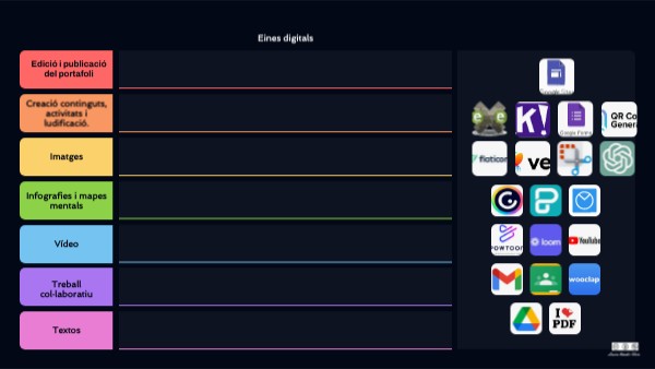 Eines digitals - portafoli | Genially