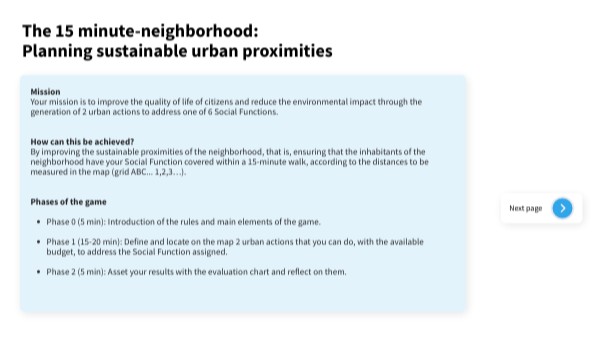 The 15 minute neighborhood [TEST]