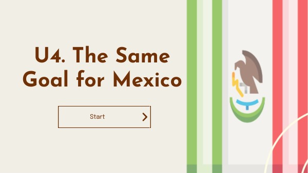 U4. The Same Goal for Mexico | Genially