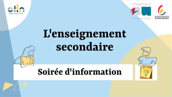 Soirée d'information secondaires | Genially