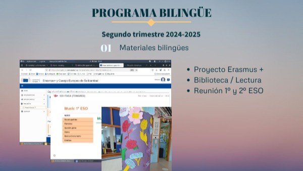 Programa Bilingüe | Genially