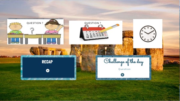 Let's start the english class 5e | Genially