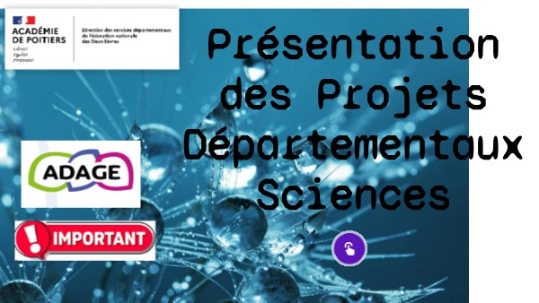 Présentation Projets départementaux | Genially