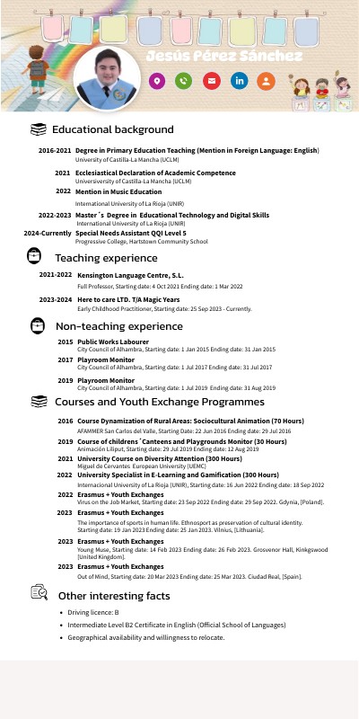 Eng- CV- JESUS PEREZ SANCHEZ | Genially