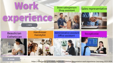 WORK EXPERIENCE 1EUROANG 2023 2024